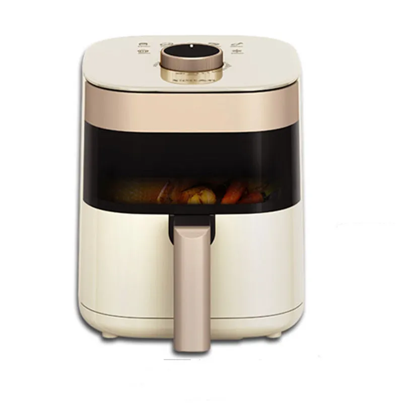 4.5L tam otomatik elektrikli kızartma tavası görsel hava fritöz ev çok ...