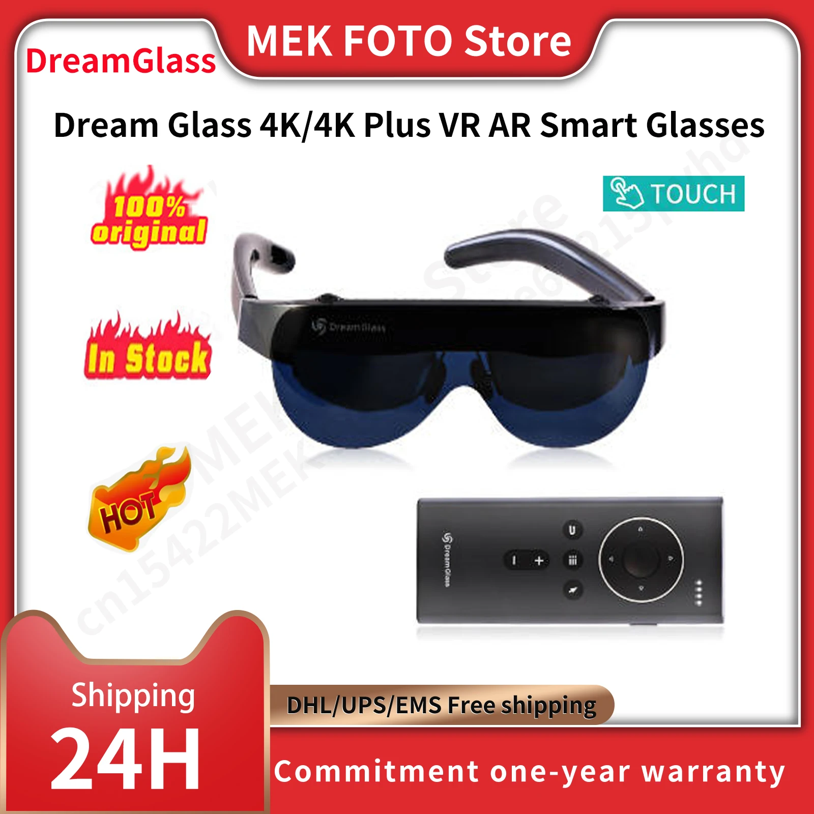 Yeni rüya cam 4K/4K artı VR AR akıllı gözlük izle Movis ve çalışma 2D ...